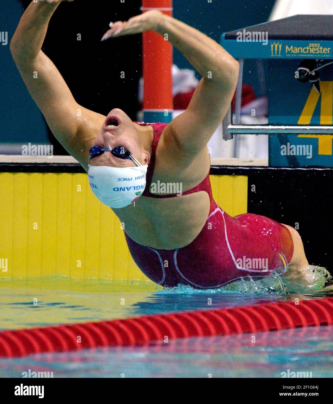 COMMONWEALTH GAMES MANCHESTER 3/8/2002 SWIMMING FINALS 200M BACKSTROKE ...