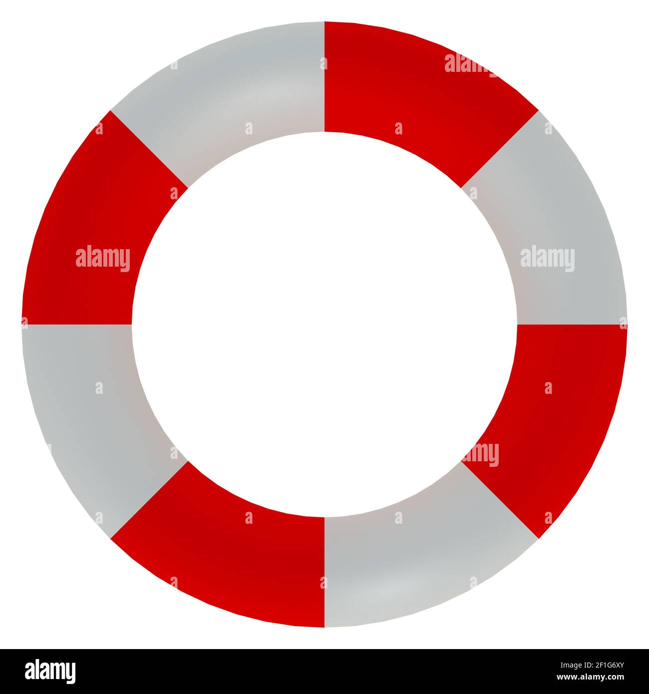3D illustration of lifebelt, isolataed on white Stock Photo - Alamy