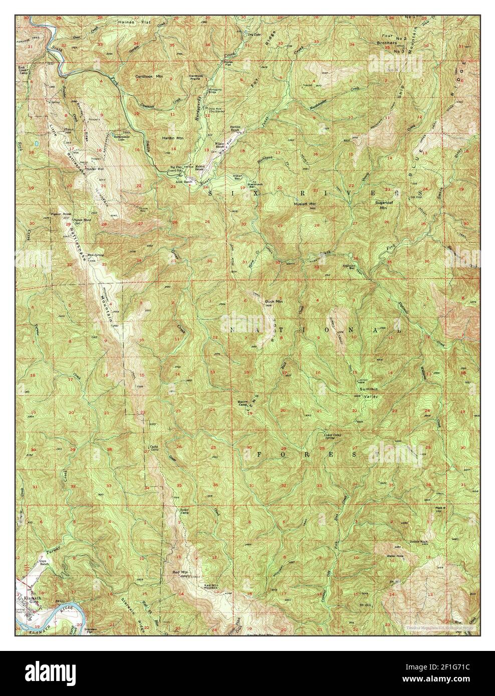 Ship Mountain, California, map 1952, 1:62500, United States of America ...