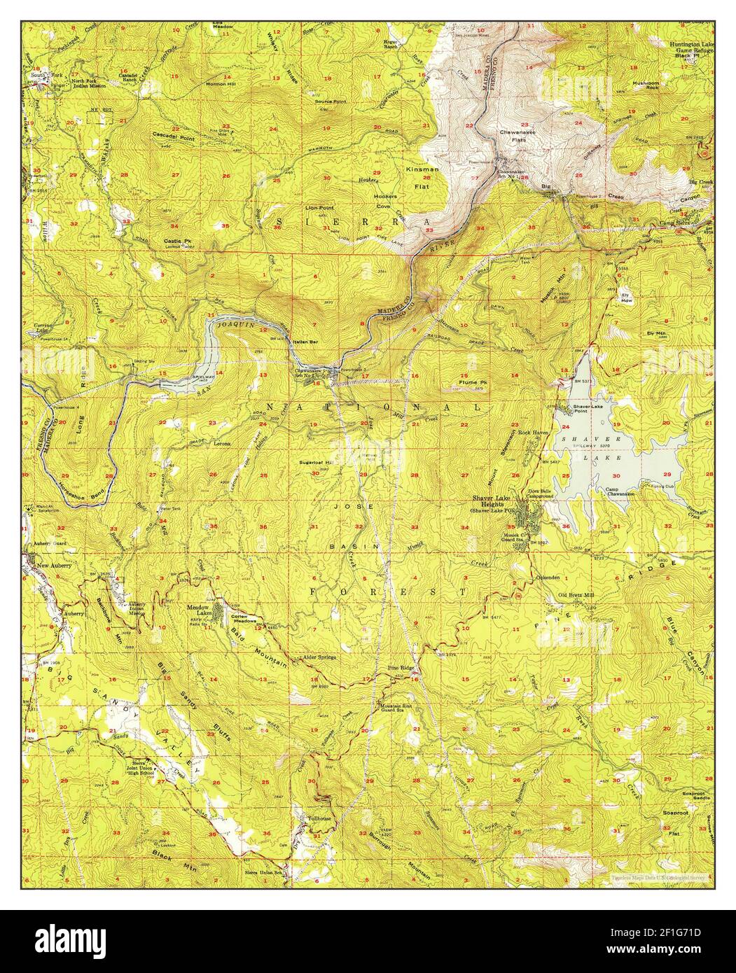 California shaver lake hi-res stock photography and images - Alamy