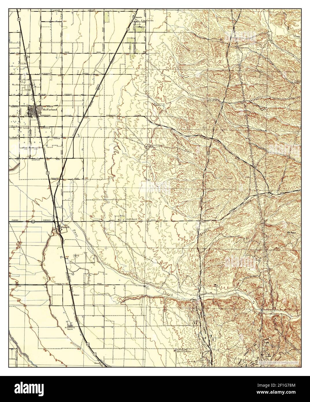 Slater, California, map 1942, 1:62500, United States of America by ...