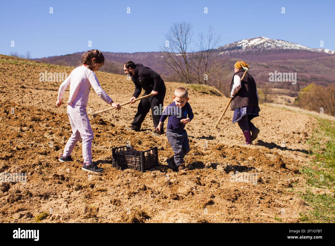 The help of little helpers is priceless Stock Photo - Alamy