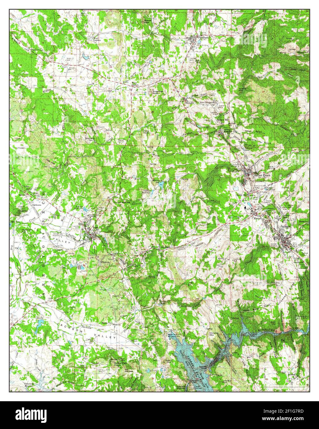 Sutter county map Cut Out Stock Images & Pictures - Alamy
