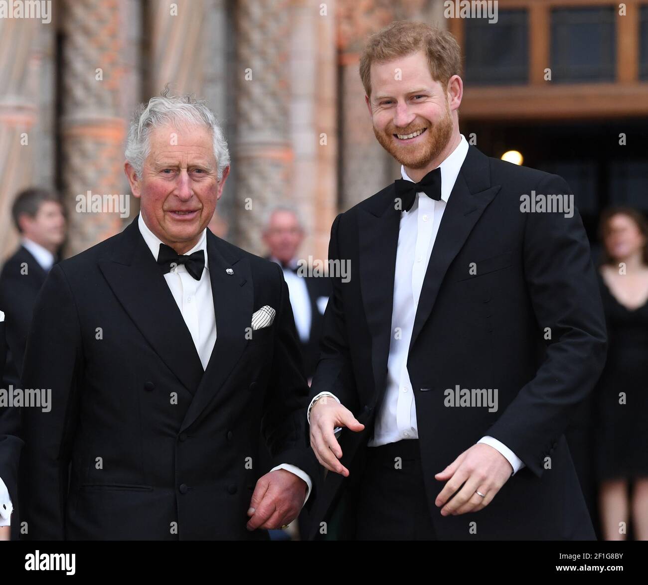 London, UK, 4 April 2019 Prince Charles and Prince Harry attending the ...