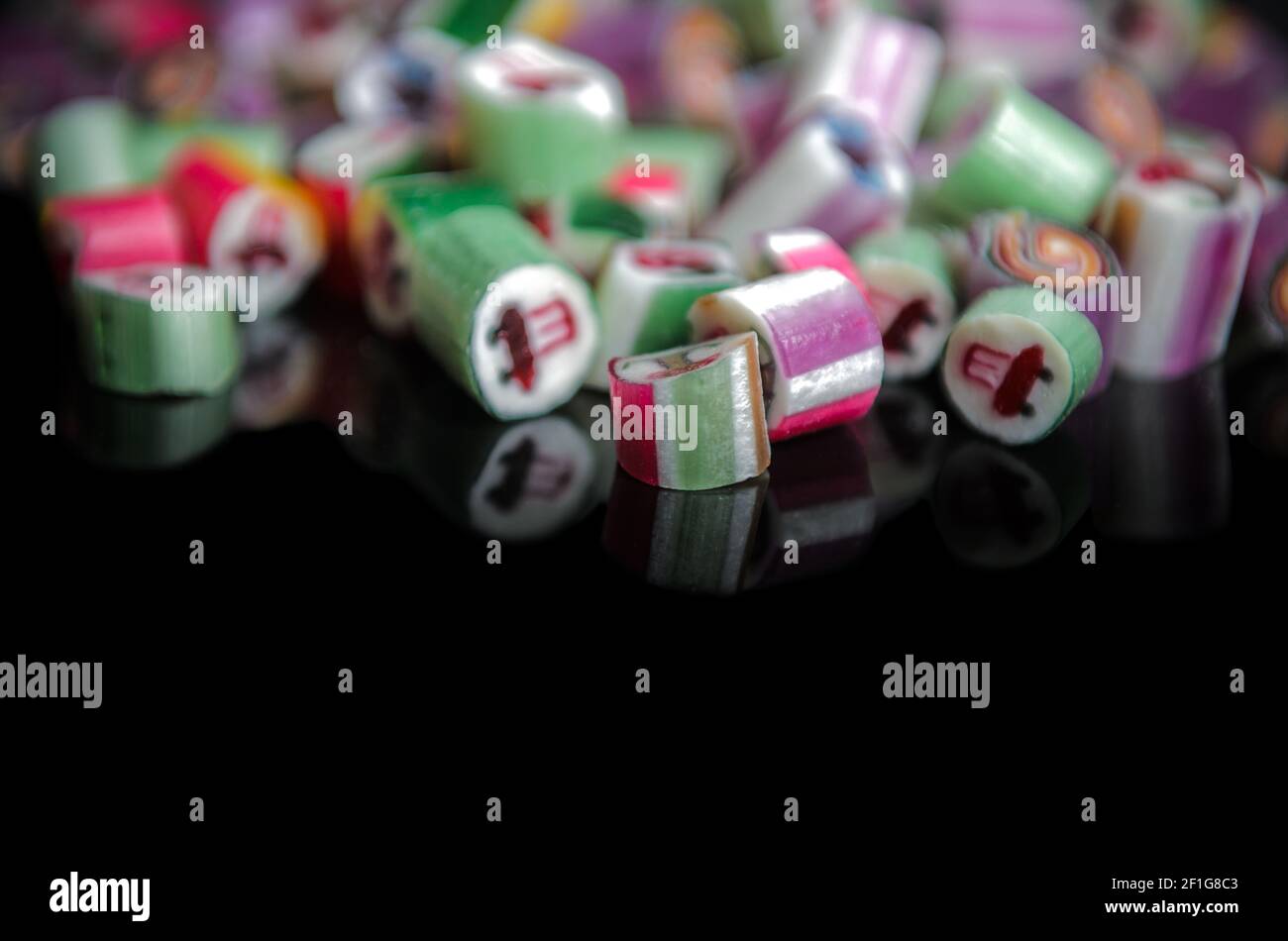 Layered caramel color Stock Photo - Alamy