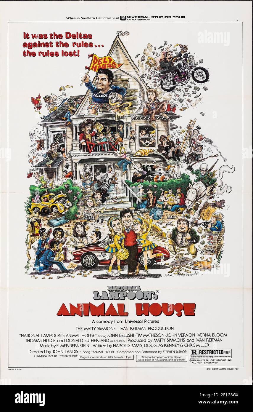 Animal House Poster High Resolution Stock Photography and Images - Alamy