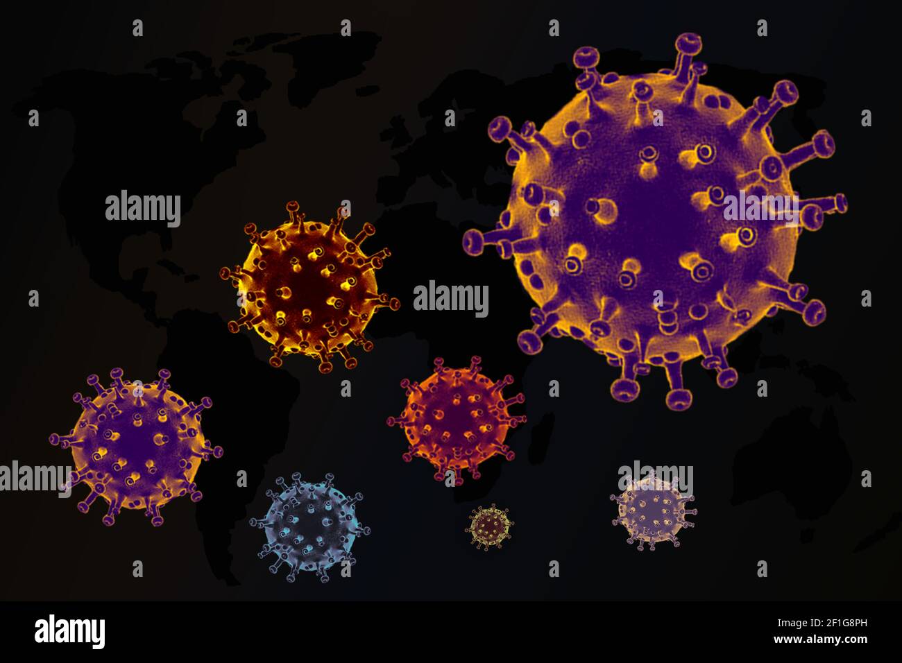 Coronavirus disease COVID-19 outbreak background. Stop spreading Corona ...