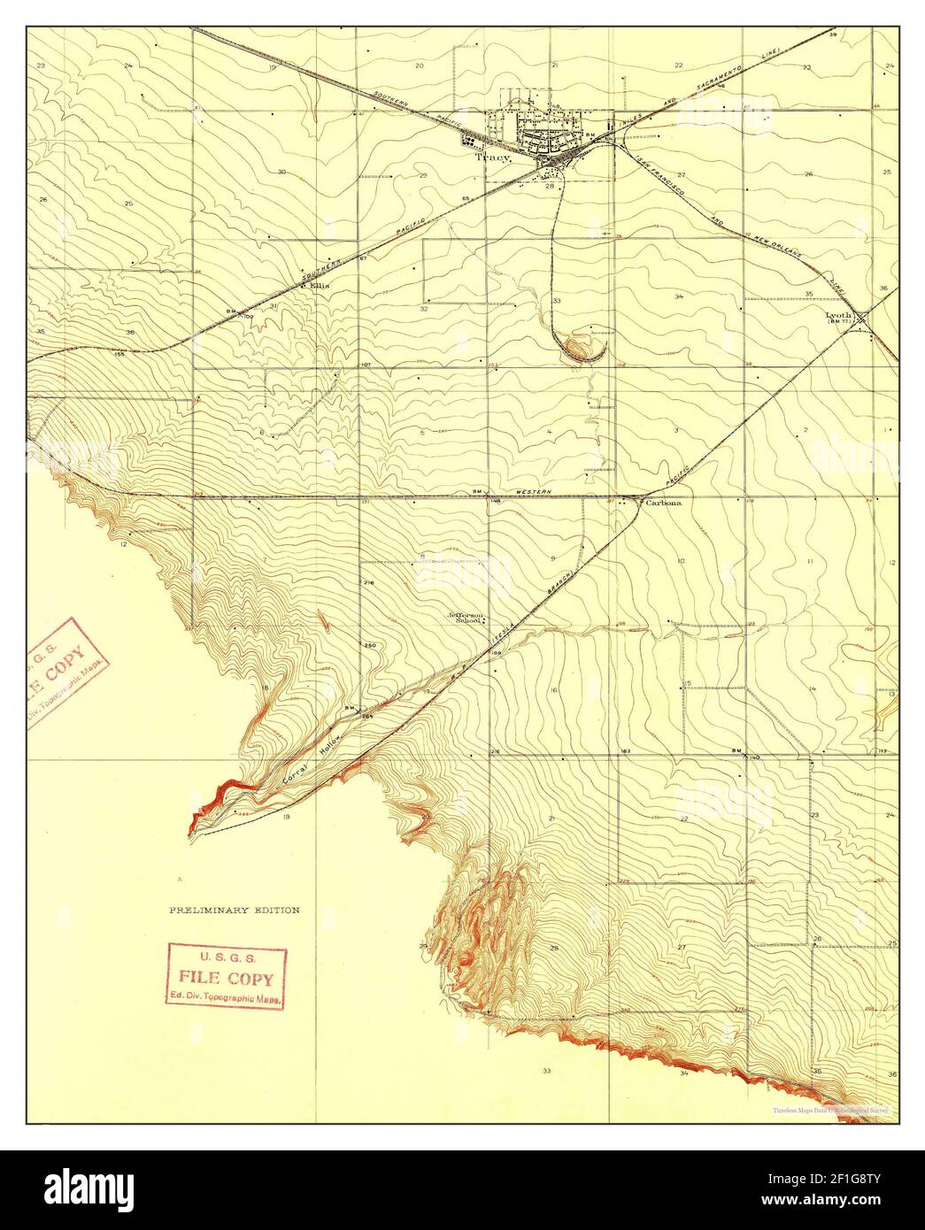 Tracy map Cut Out Stock Images & Pictures - Alamy