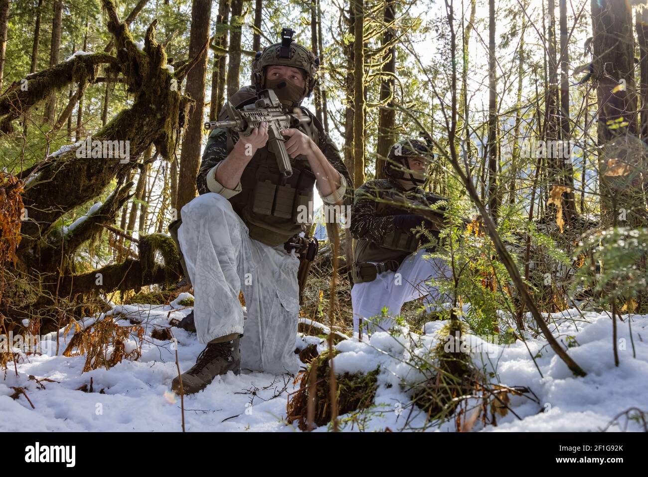 Army Man wearing Tactical Uniform Stock Photo - Alamy