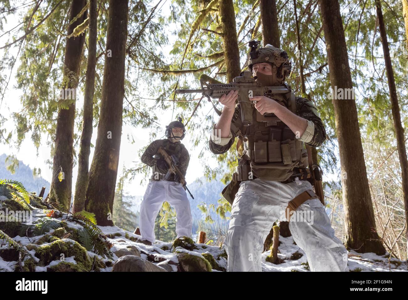Army Man wearing Tactical Uniform Stock Photo - Alamy
