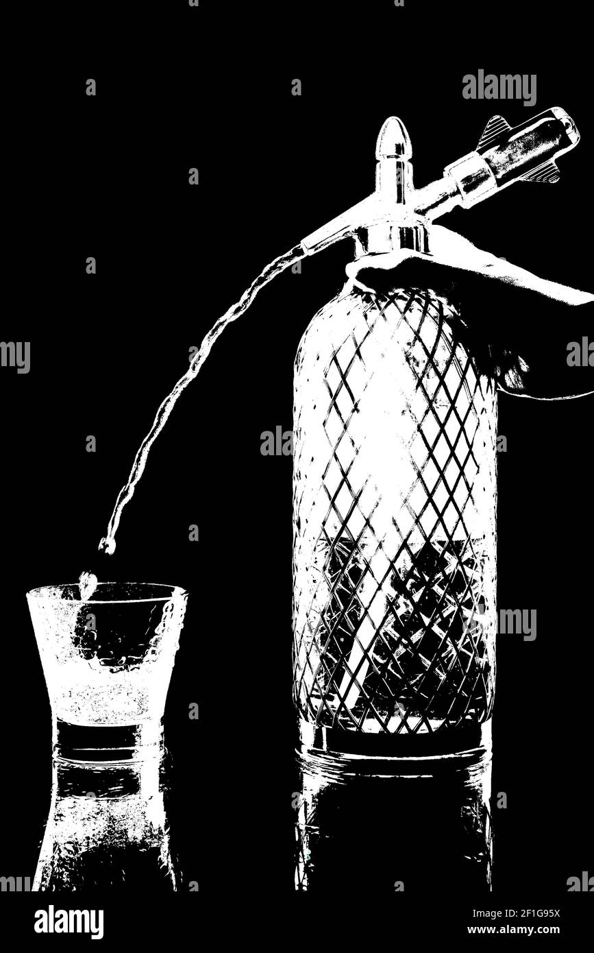 Soda siphon bottle hi-res stock photography and images - Alamy