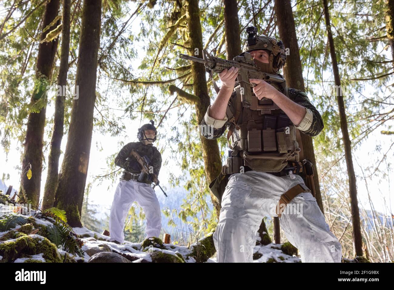 Army Man wearing Tactical Uniform Stock Photo - Alamy