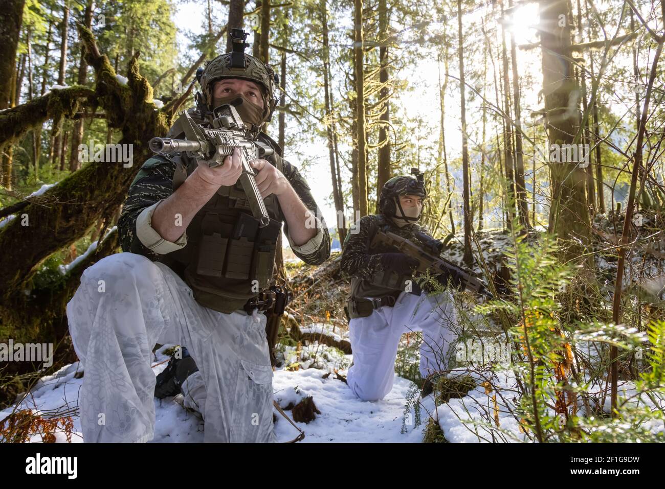 Army Man wearing Tactical Uniform Stock Photo - Alamy