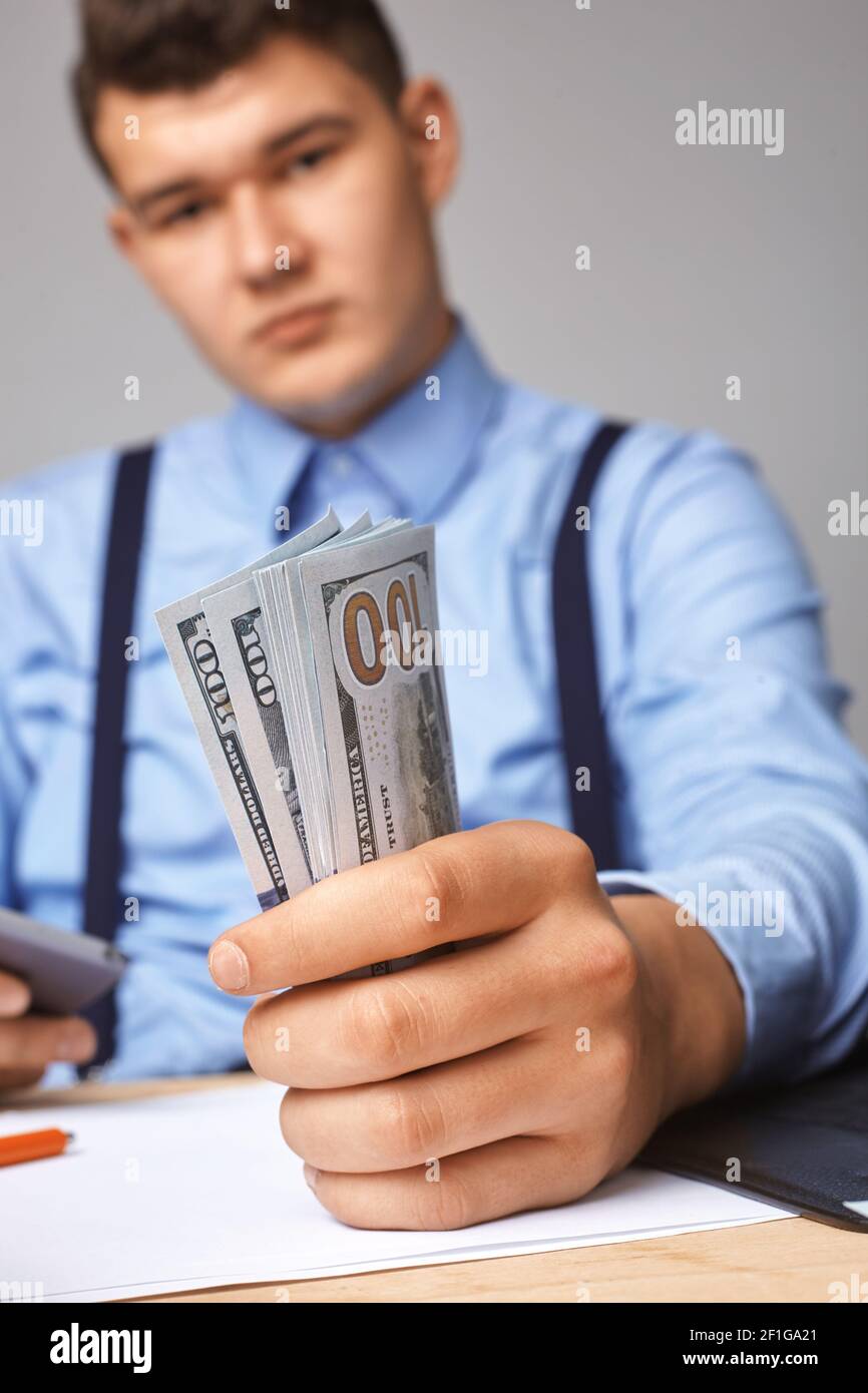 Greedy money man black hi-res stock photography and images - Alamy