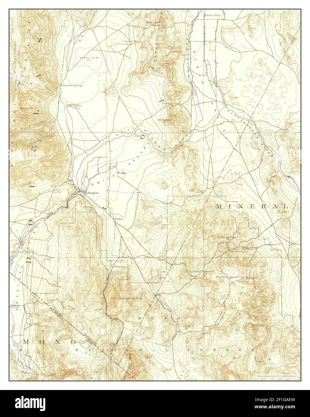 Wellington, California, map 1893, 1:125000, United States of America by ...