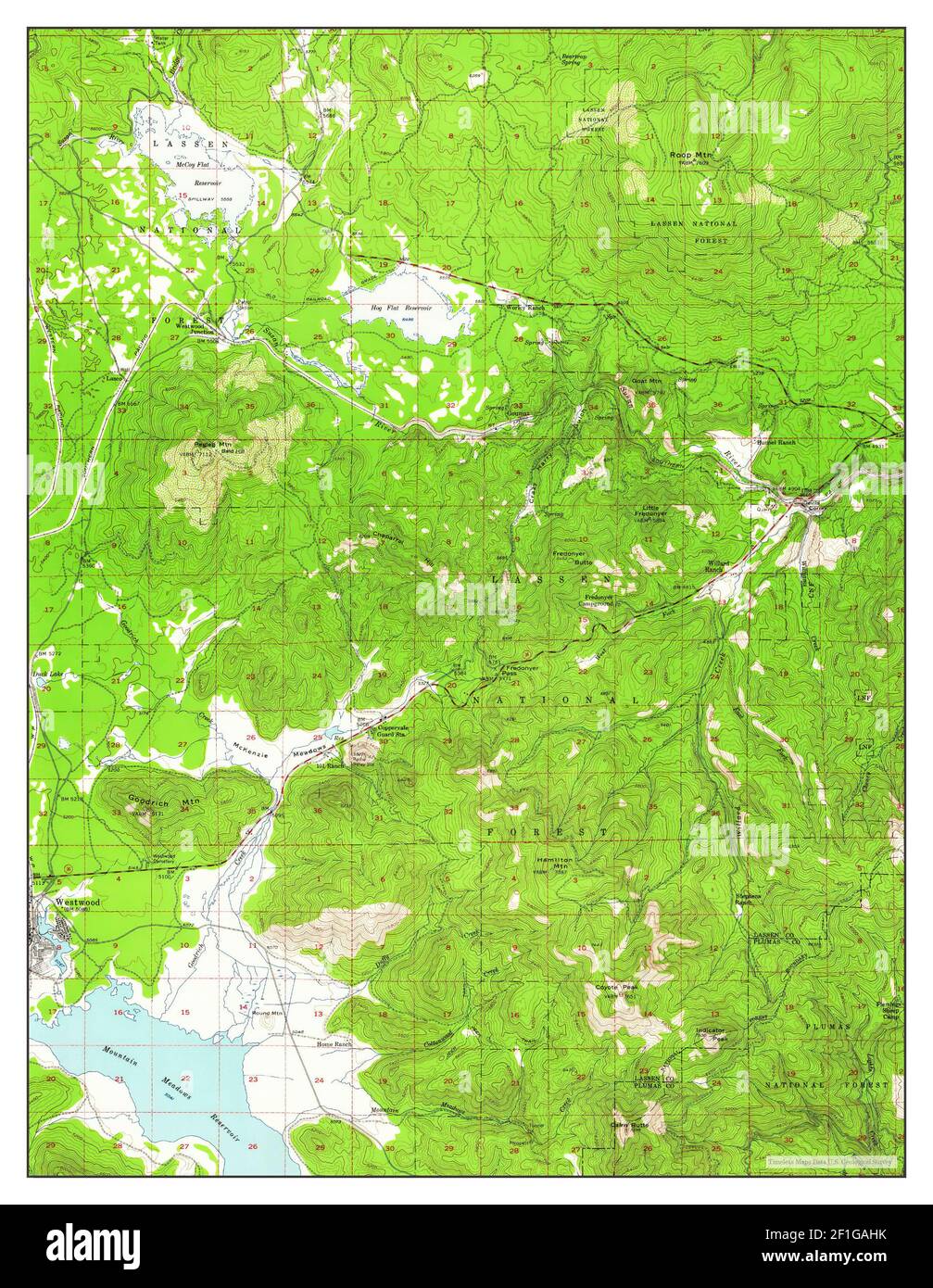 Westwood, California, map 1955, 1:62500, United States of America by ...