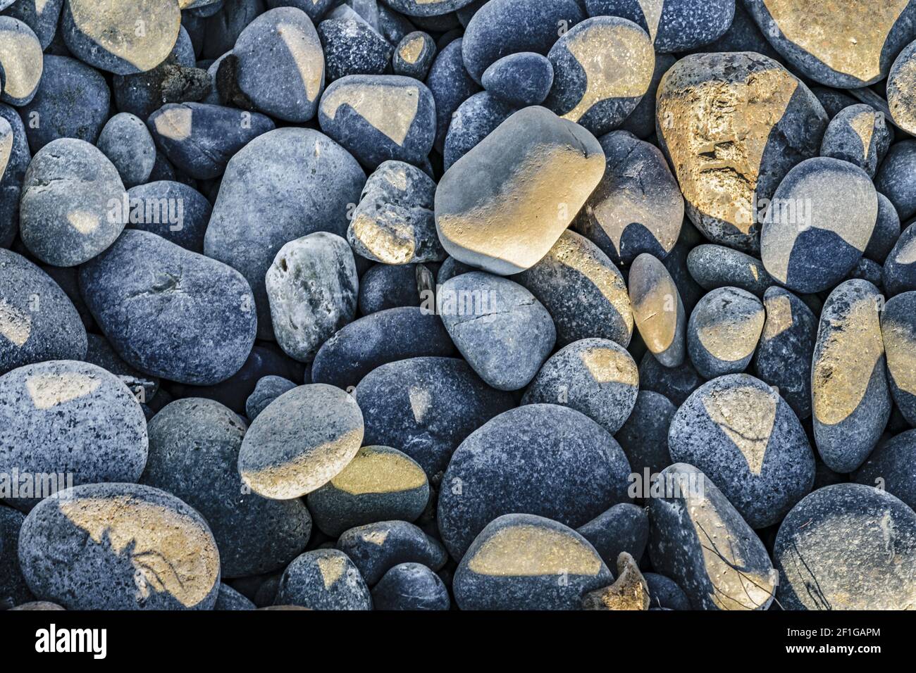 Rounded Stone Texture Background Stock Photo - Alamy