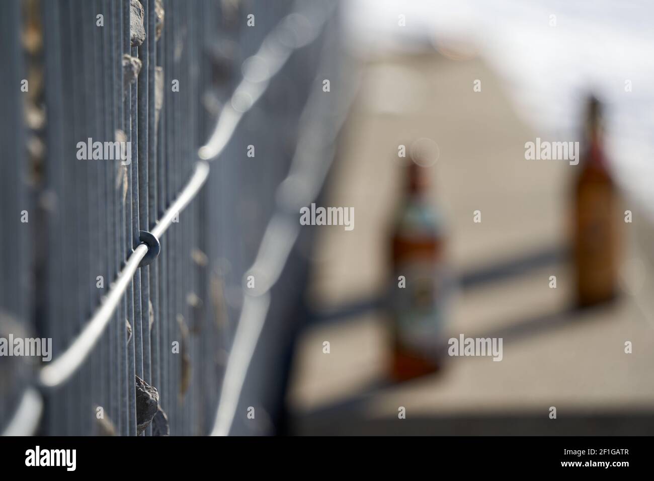 Selective focus beer bottles hi-res stock photography and images - Alamy