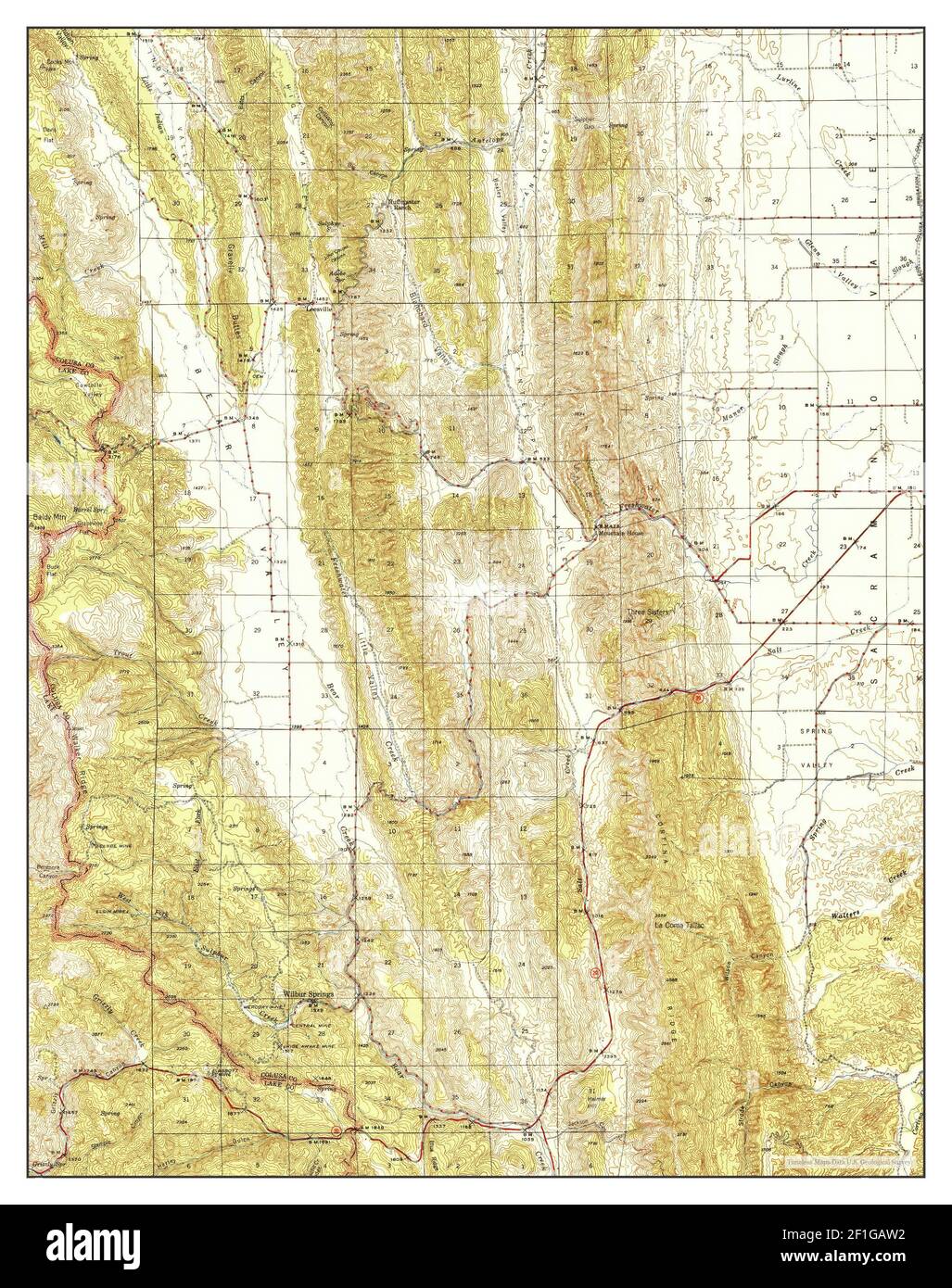 Wilbur map Cut Out Stock Images & Pictures - Alamy