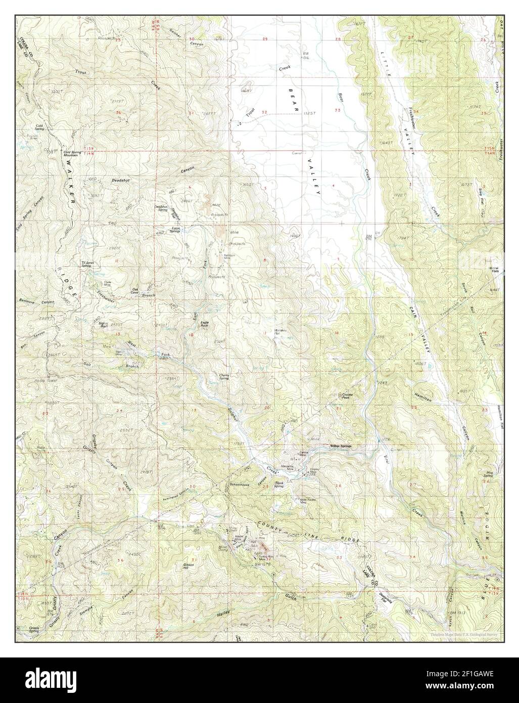 Wilbur map Cut Out Stock Images & Pictures - Alamy