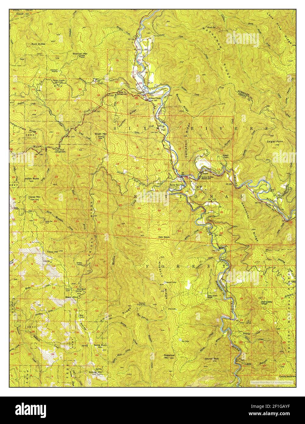 Willow California Map