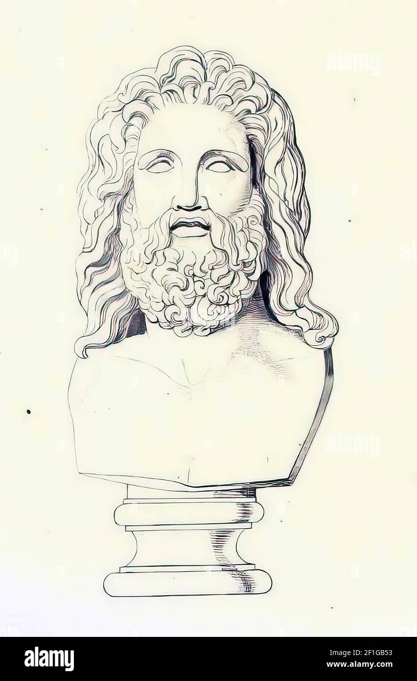 Digital illustration zeus hi-res stock photography and images - Alamy