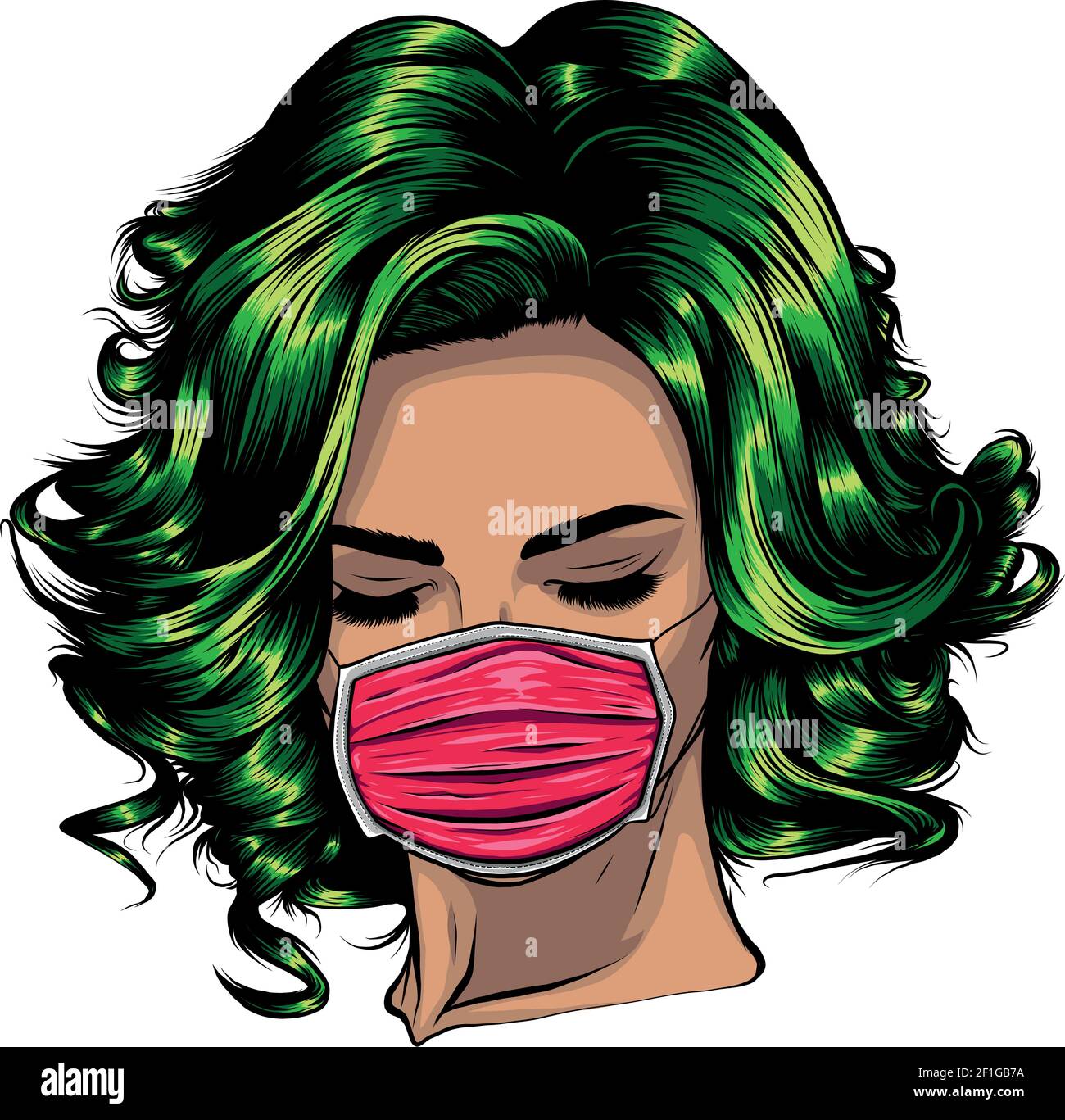 Surgical masks Stock Vector Images - Alamy