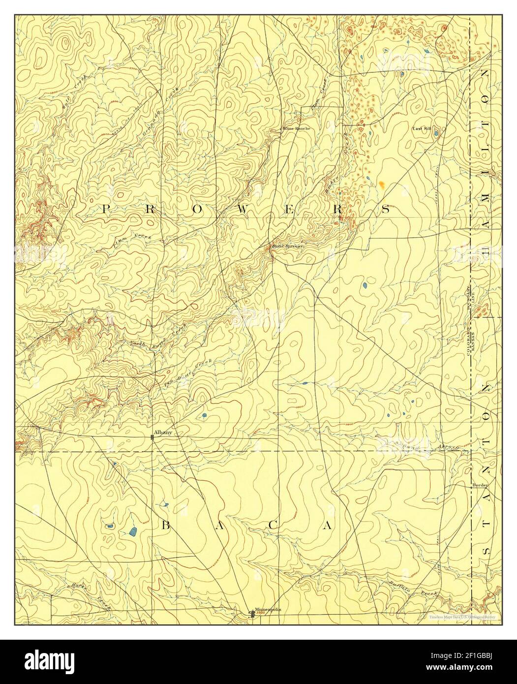 Old map of albany Cut Out Stock Images & Pictures - Alamy