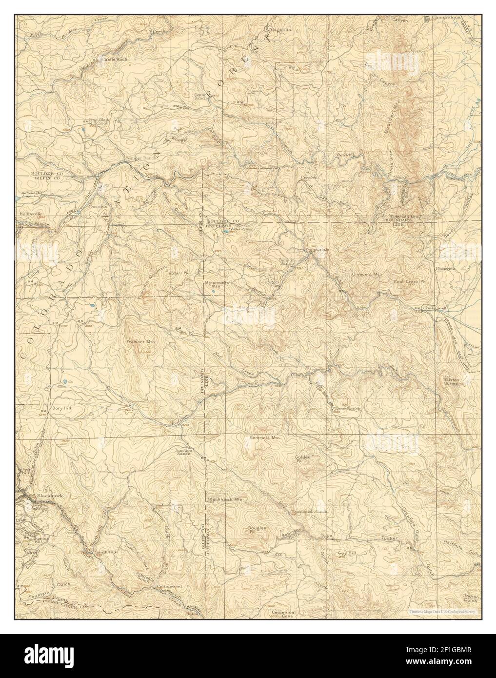 Blackhawk, Colorado, map 1906, 1:62500, United States of America by ...