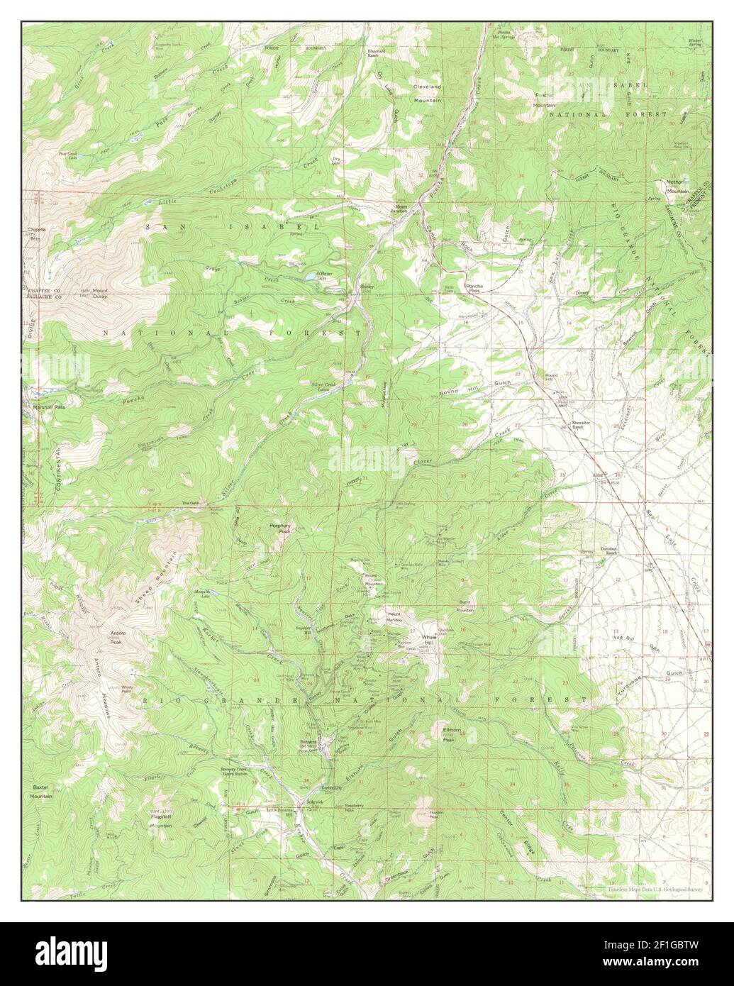 Bonanza map hi-res stock photography and images - Alamy