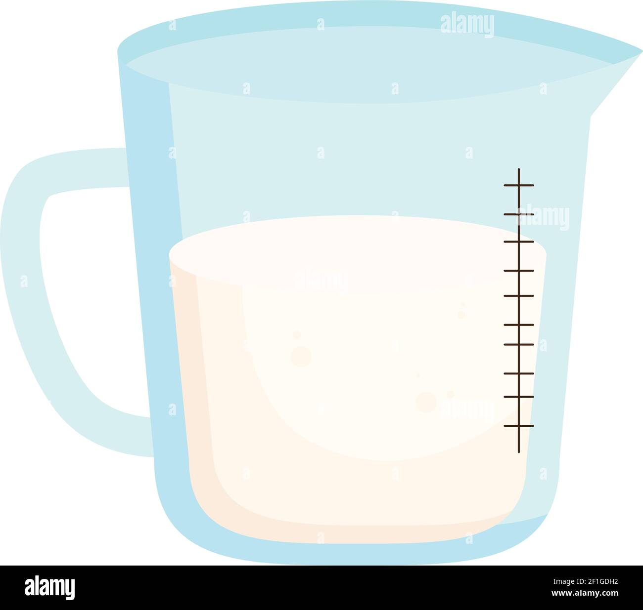 measure milk jar Stock Vector Image & Art - Alamy