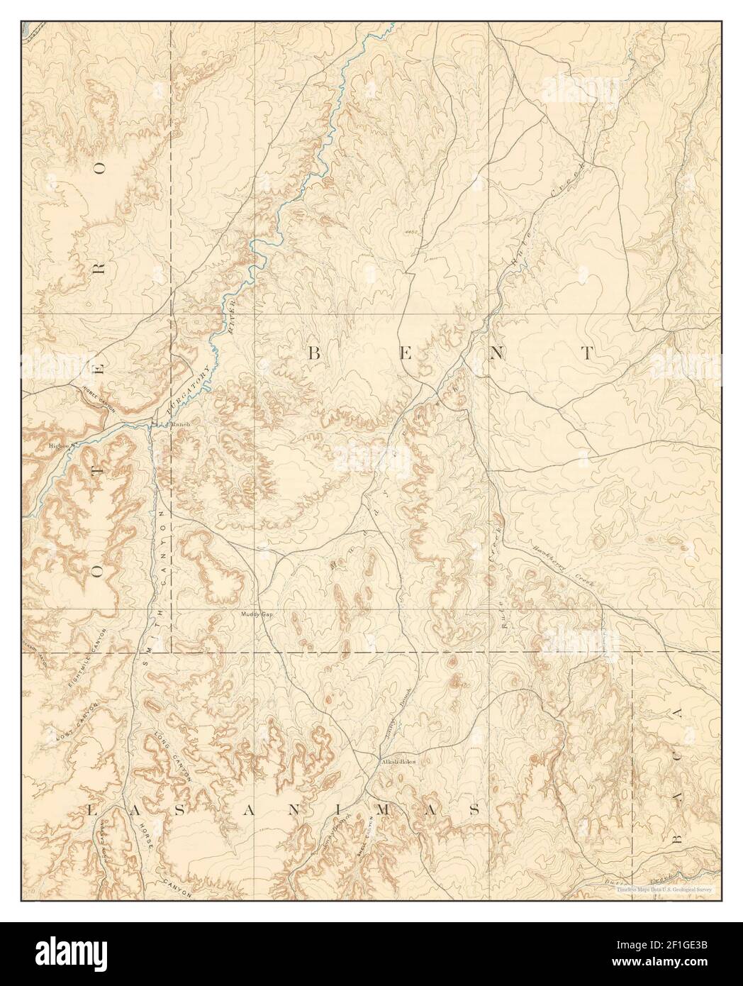 Higbee, Colorado, map 1893, 1:125000, United States of America by ...