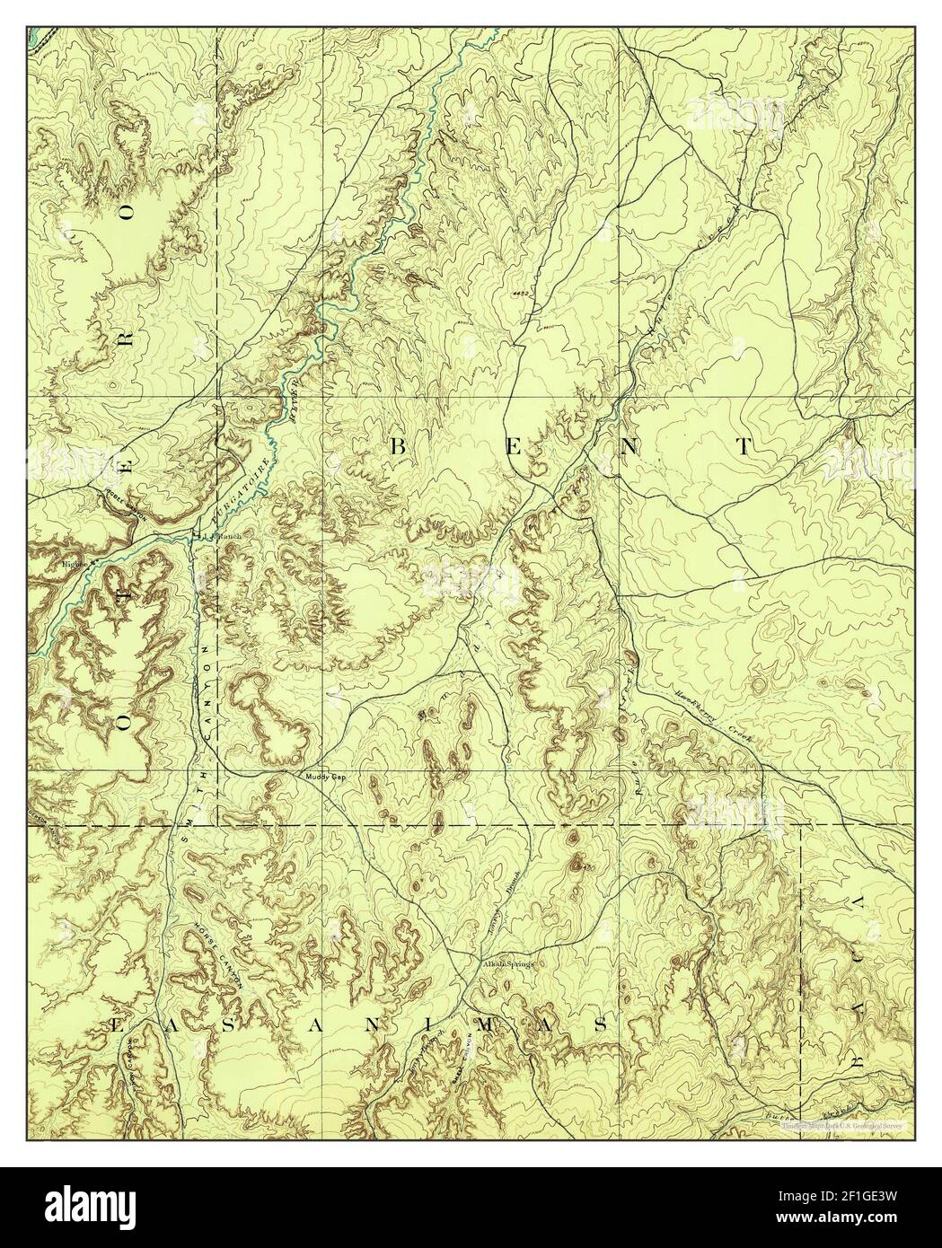 Higbee, Colorado, map 1893, 1:125000, United States of America by ...