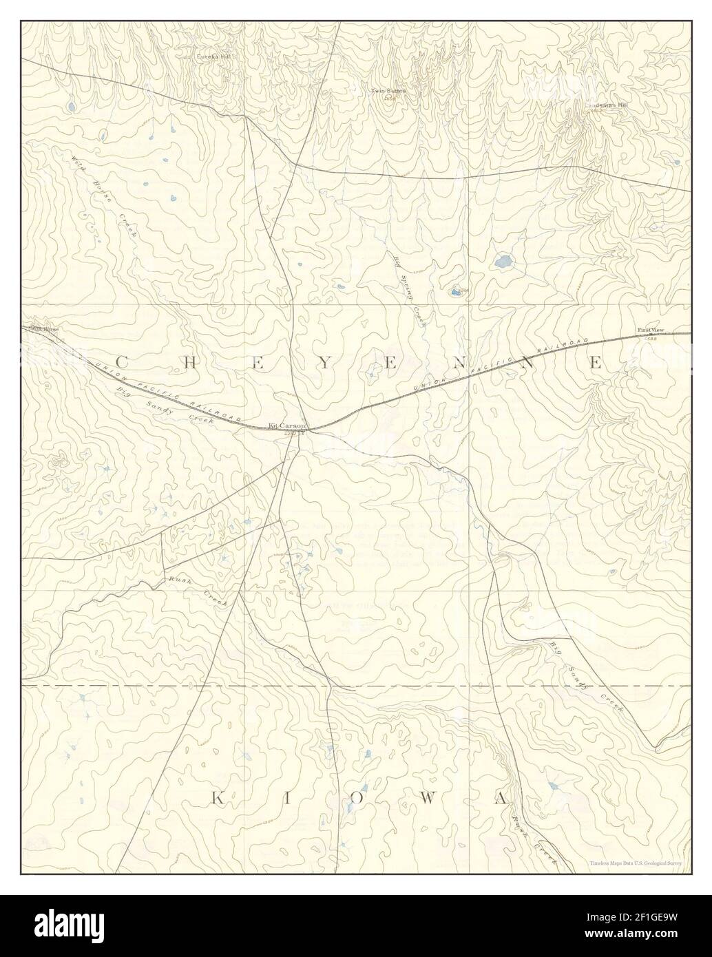 Kit carson map hi-res stock photography and images - Alamy