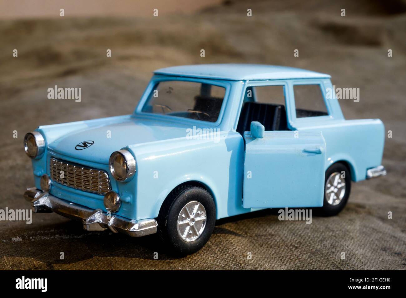 Scale model of a GDR Trabant, France Stock Photo - Alamy