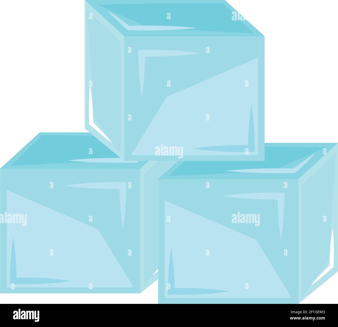 ice cubes icons Stock Vector Image & Art - Alamy