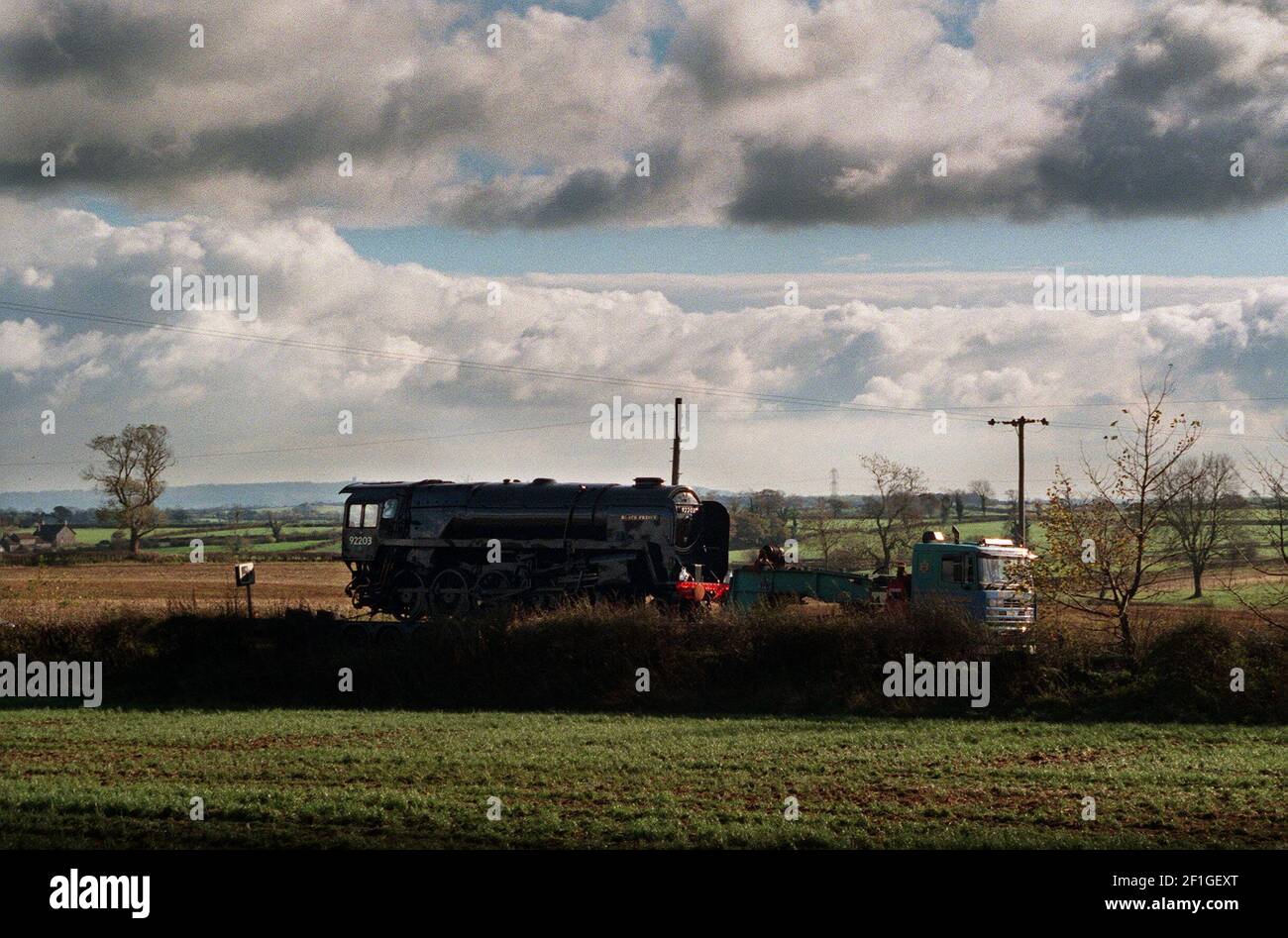 Black Prince 2-10-0 Locomotive November 1998 of the last steam engines ...