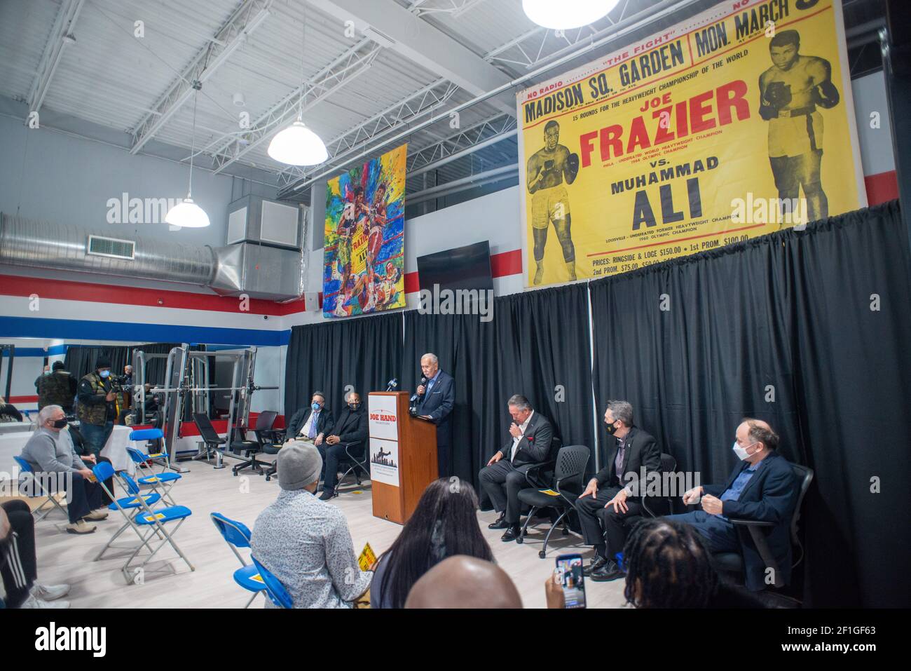 Feasterville, United States. 08th Mar, 2021. Boxing promoter Joe Hand ...