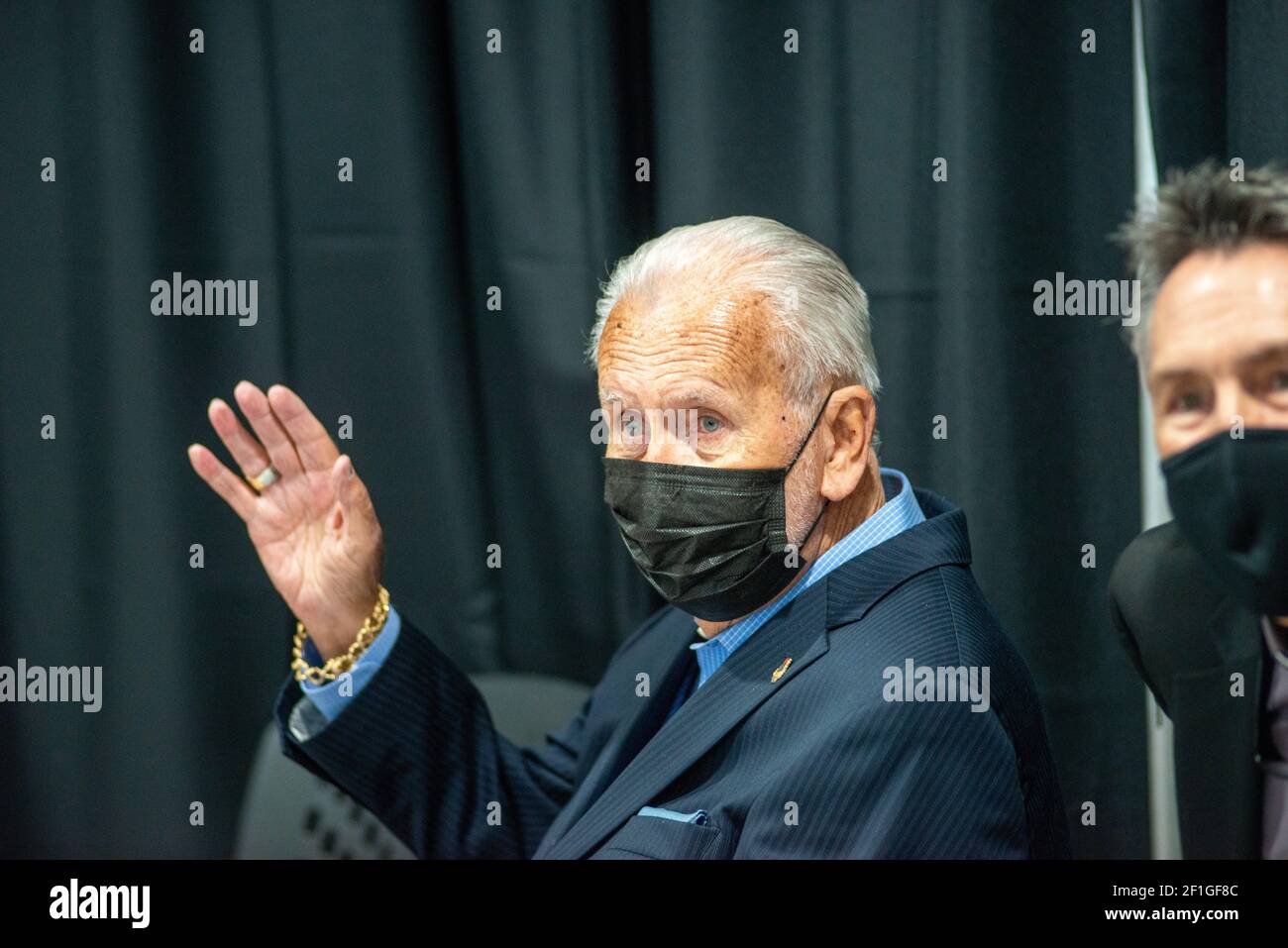 Feasterville, United States. 08th Mar, 2021. Boxing promoter Joe Hand ...