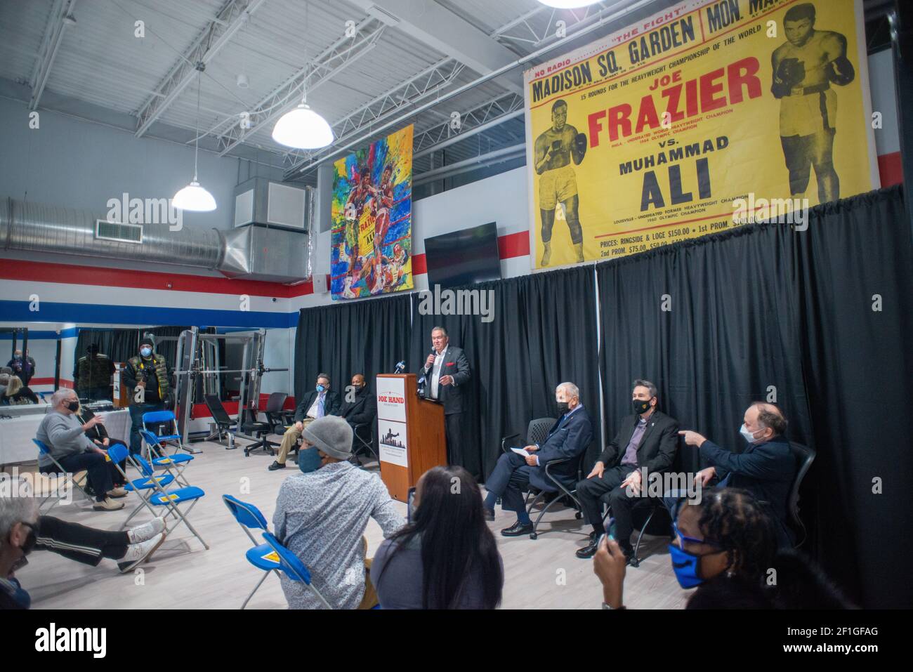 Feasterville, United States. 08th Mar, 2021. Boxing promoter Joe Hand ...