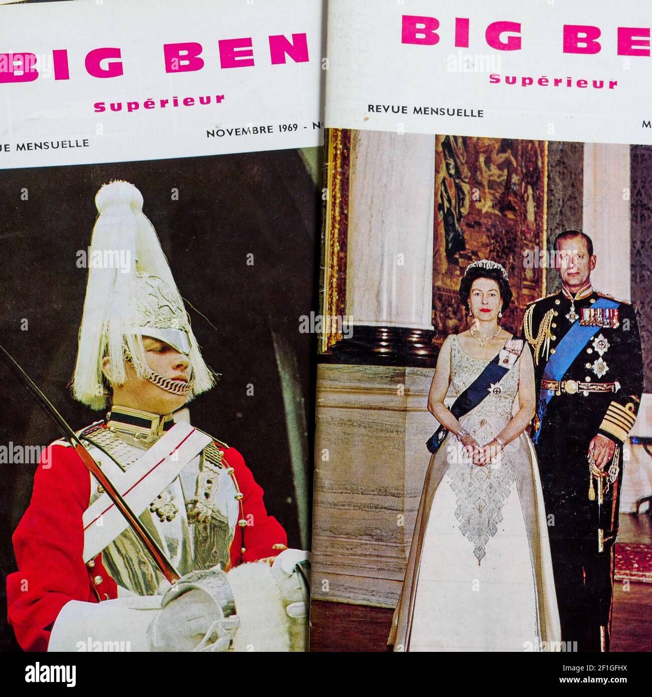 Big Ben, English learning monthly magazine, France, 70ies Stock Photo ...