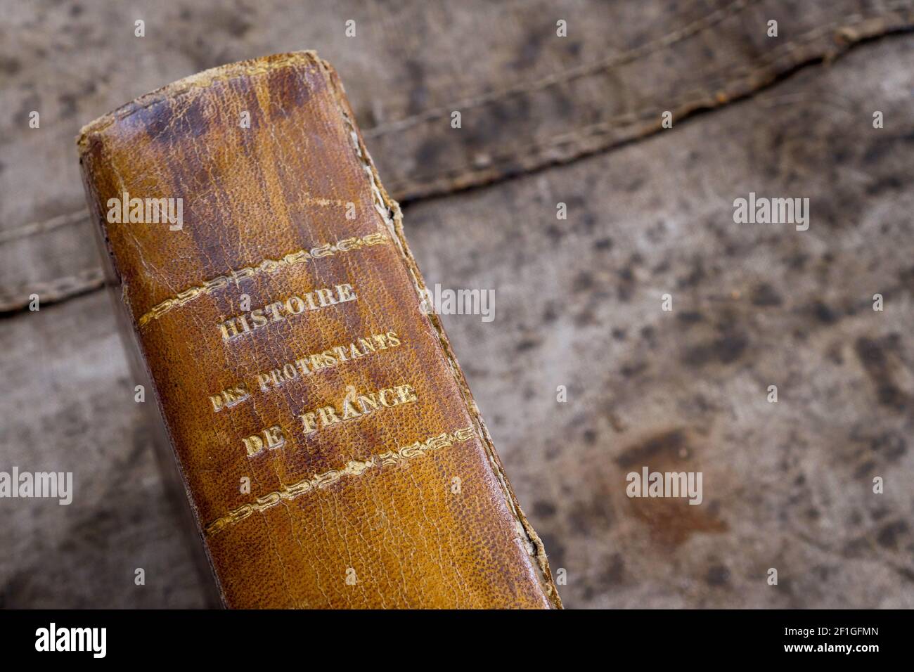 History of the french Protestants, France, 1874 Stock Photo - Alamy