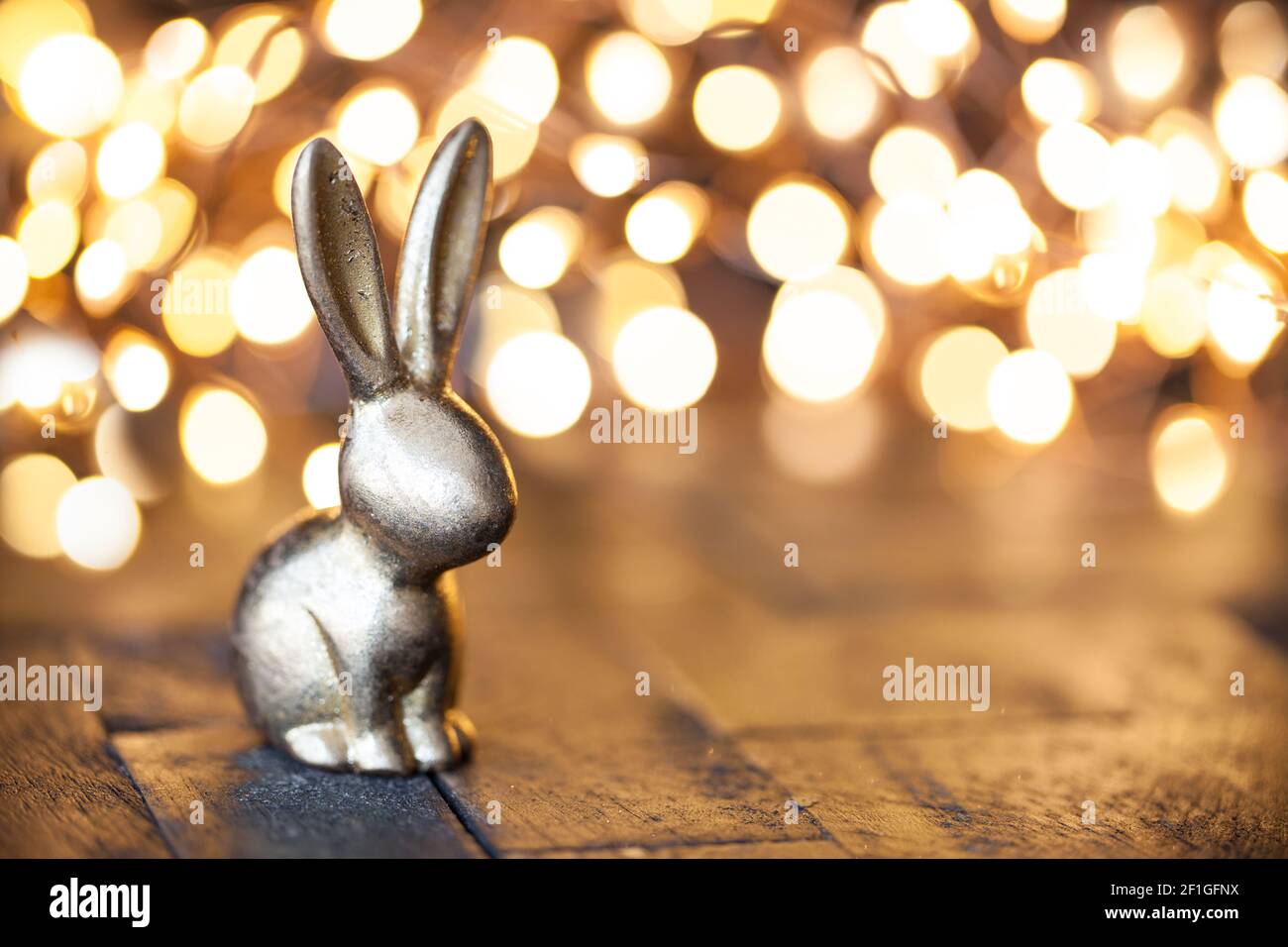 Little golden rabbit Stock Photo - Alamy