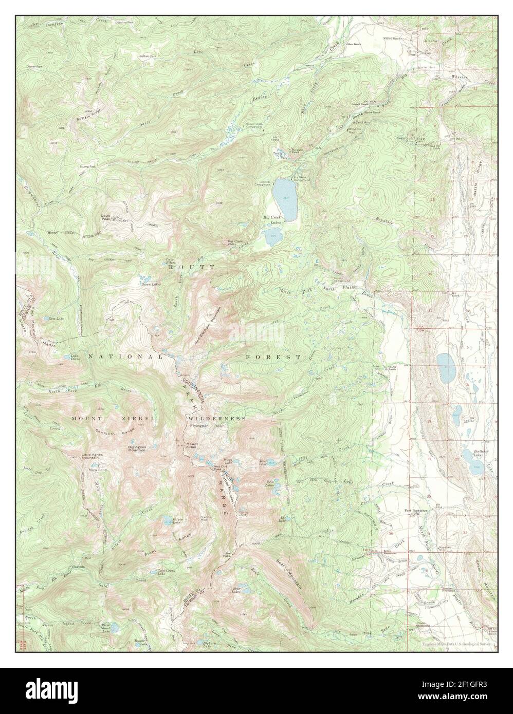 Pearl, Colorado, map 1956, 1:62500, United States of America by ...
