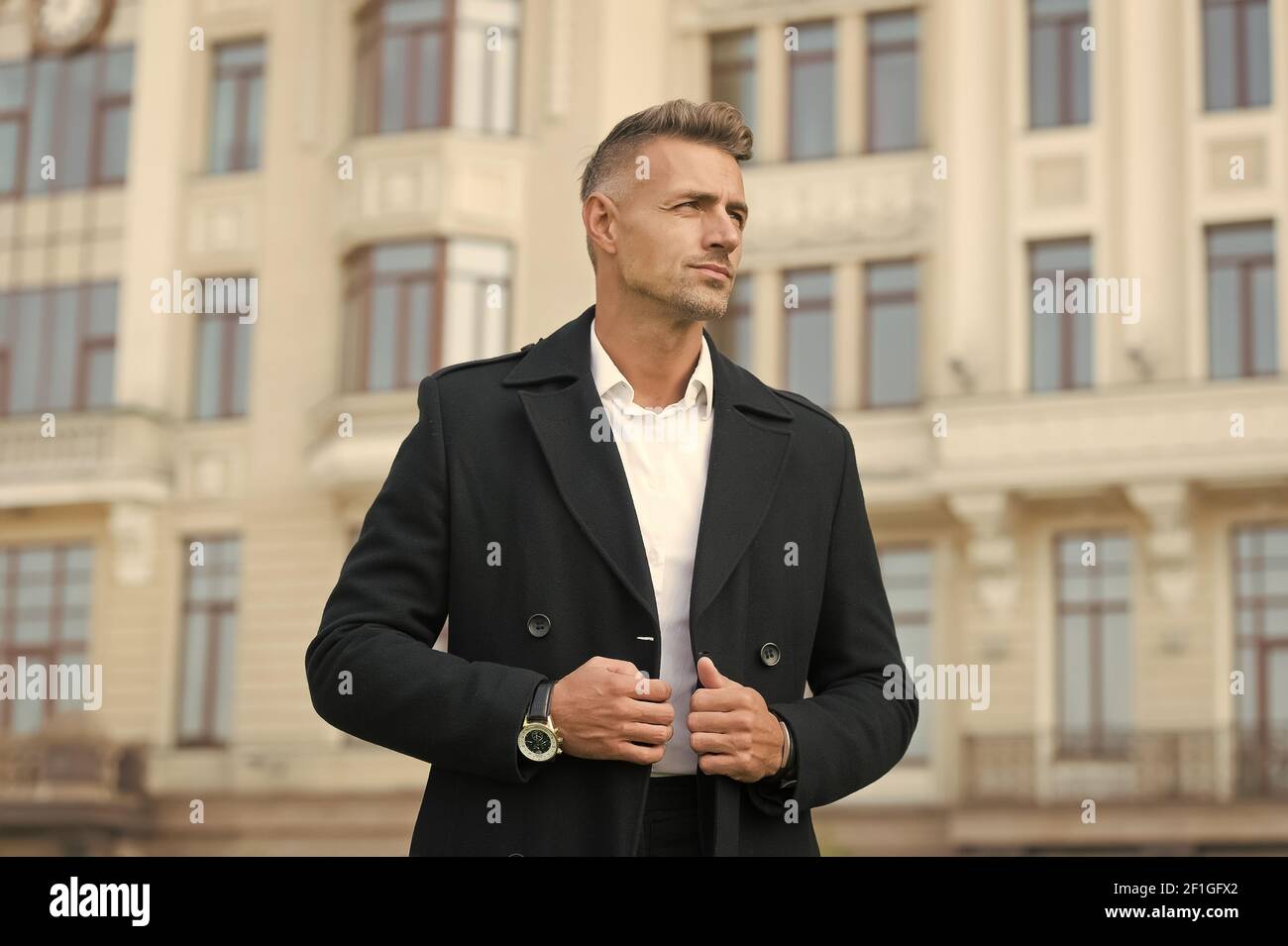 Classic is always appropriate. Successful and motivated. Business man ...