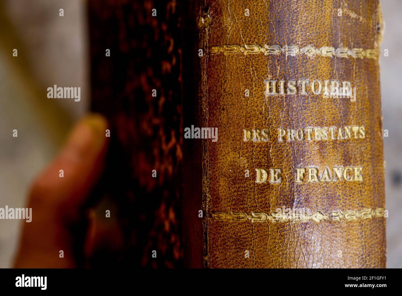 History of the french Protestants, France Stock Photo - Alamy