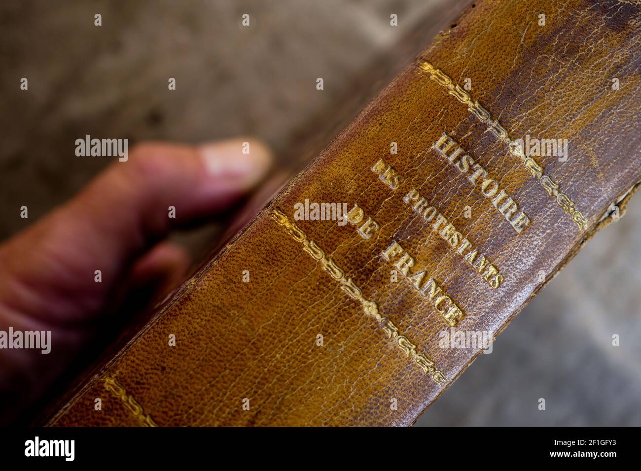 History of the french Protestants, France Stock Photo - Alamy