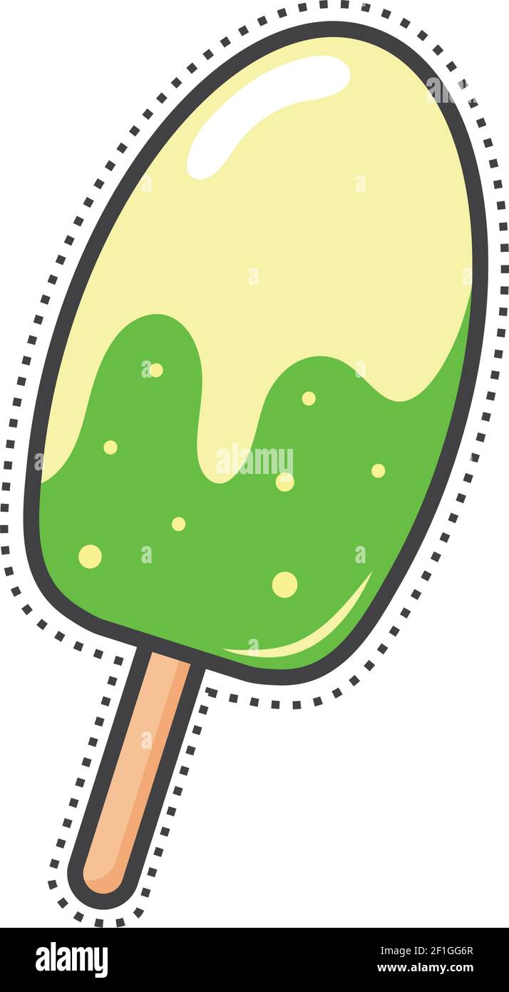 ice cream patch Stock Vector Image & Art - Alamy