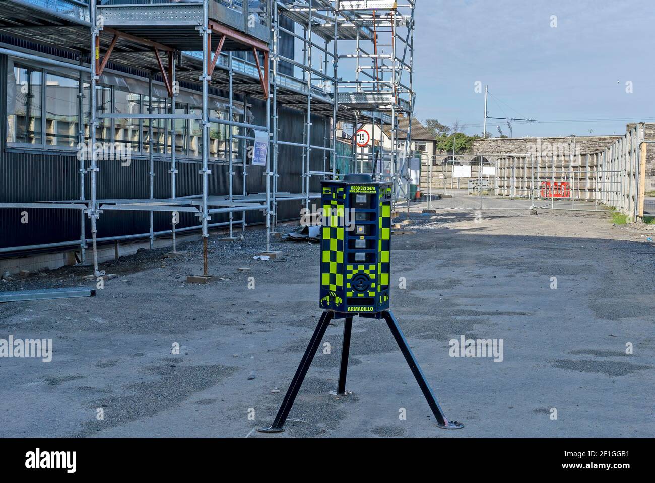 Site security. An Armadillo,motion detector, instant alarm notification ...