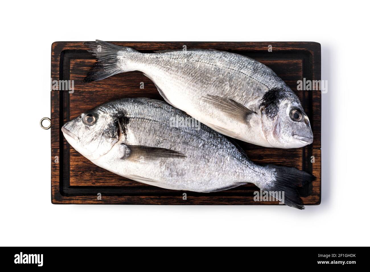 Raw fresh uncooked dorada Cut Out Stock Images & Pictures - Alamy